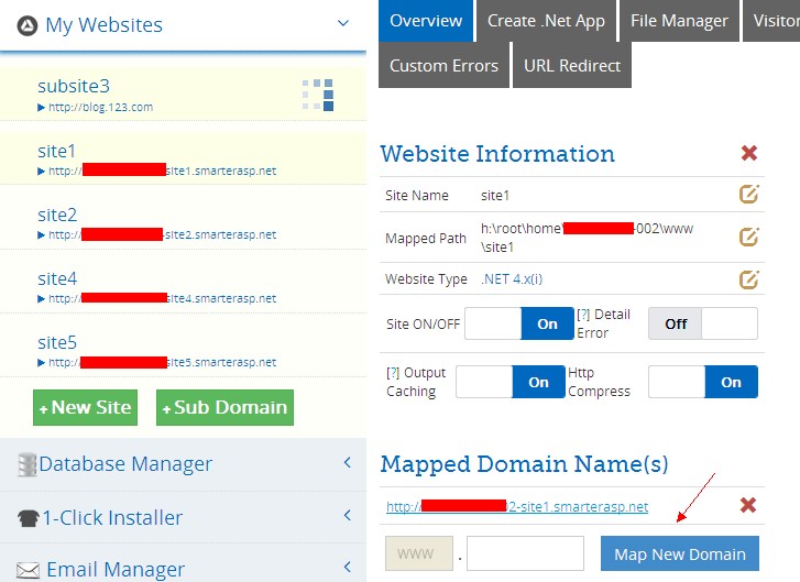 How Do I Map My Domain Name To My Hosting Account Myaspnet