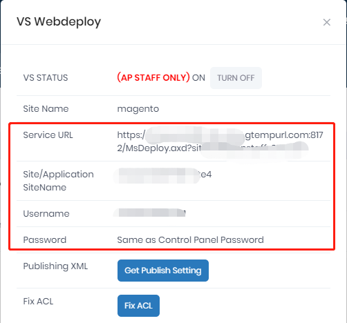 How Can I Active Web Deploy Feature On My Site And Where Is The Web Deploy Login Info