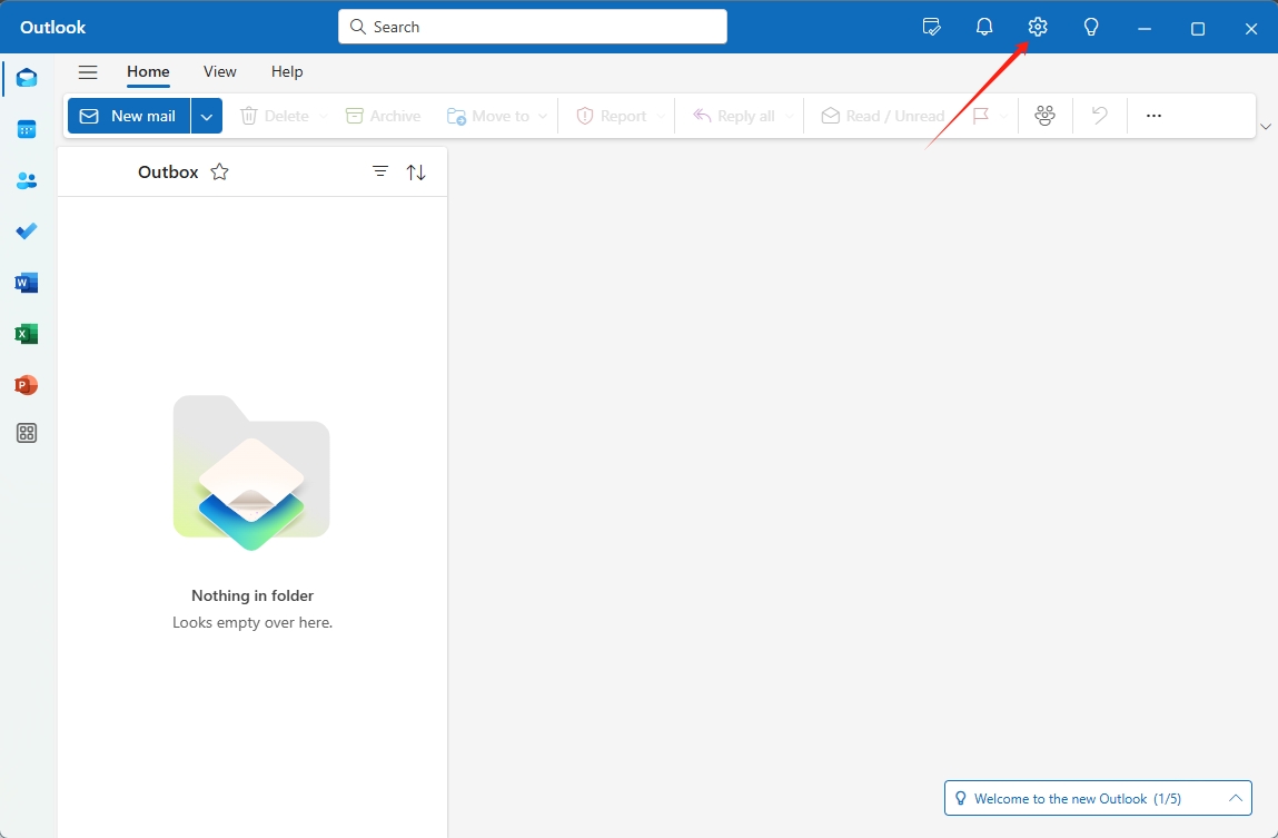 How to configure an email account in Outlook (new) - myASP.NET