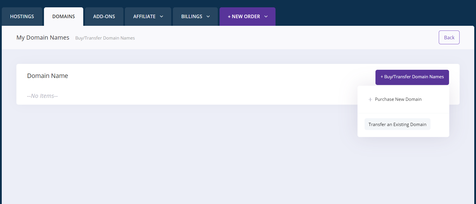 How to transfer domain registration to Our end? - myASP.NET