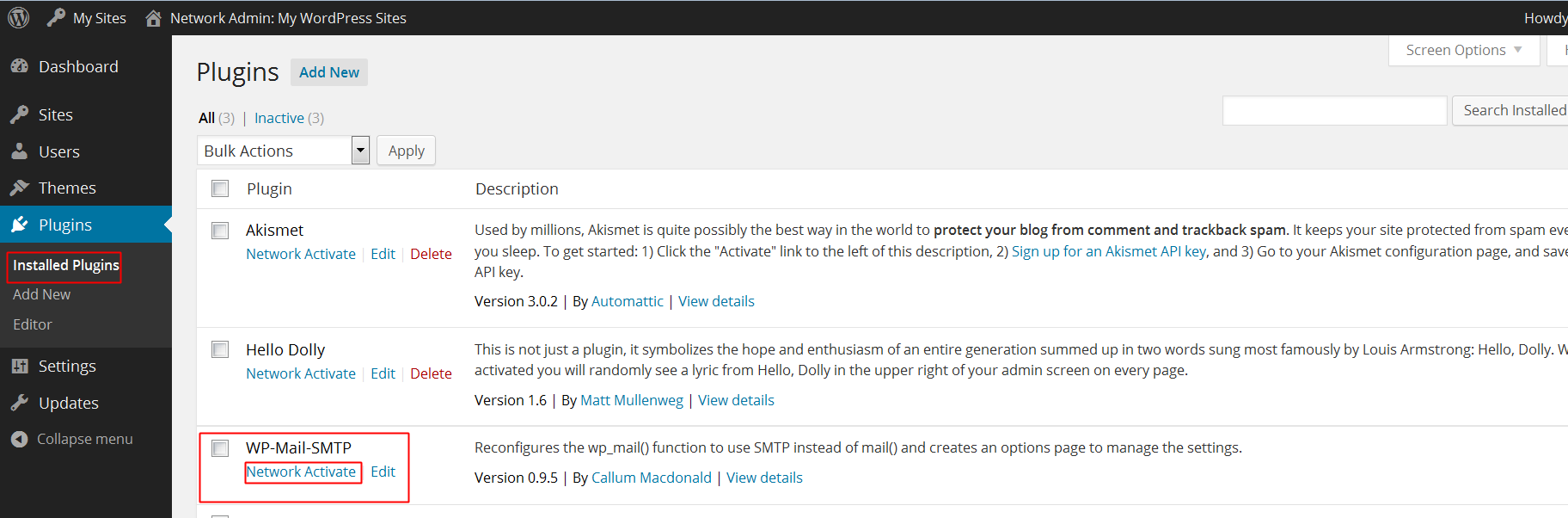 How To Configure Smtp Authentication In Multiplewordpress Site To Send
