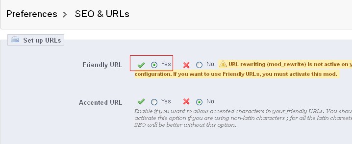 Prestashop Friendly URL Rewrite - myASP.NET