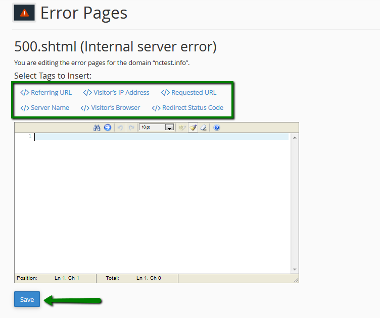 Linux--How to add custom error pages - myASP.NET