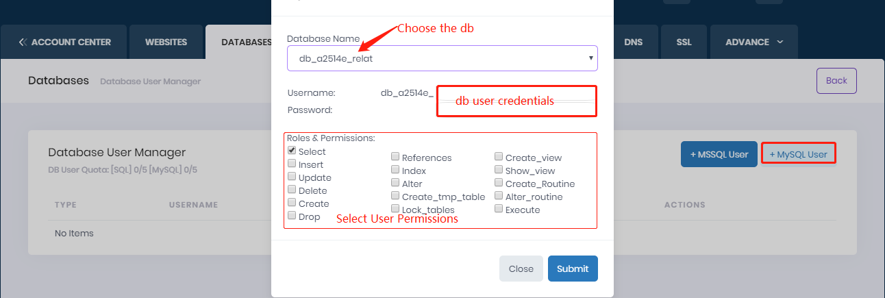 How Can I Create Additional Mysql Database Users Myaspnet 1379